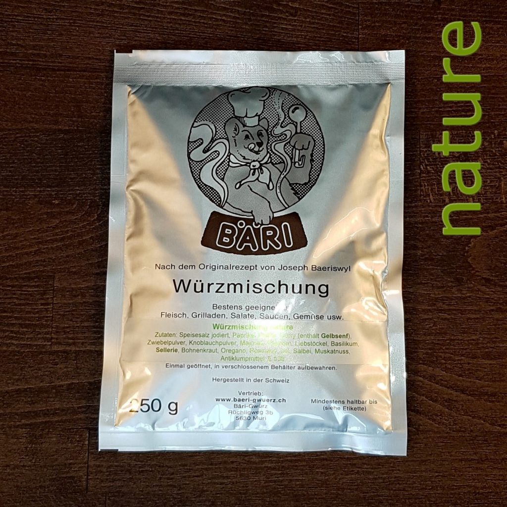 Bäri-Gwürz nature 250g - baeri-gwuerz.ch