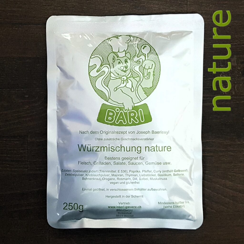 Bäri-Gwürz nature 250g - baeri-gwuerz.ch